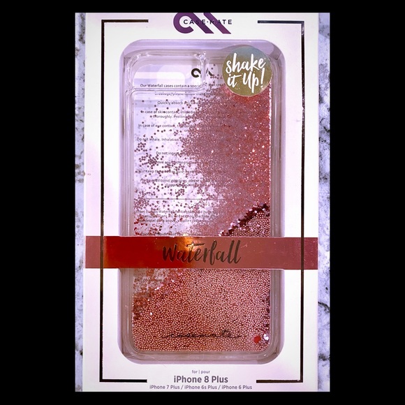 case-mate | Accessories | Apple Iphone 6 7 8 Plus Case Pink Water Fall ...